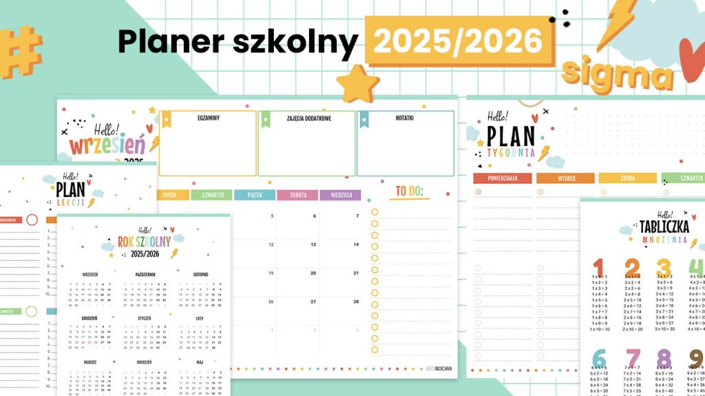 Planer szkolny do druku | Planer szkolny 2025/2026